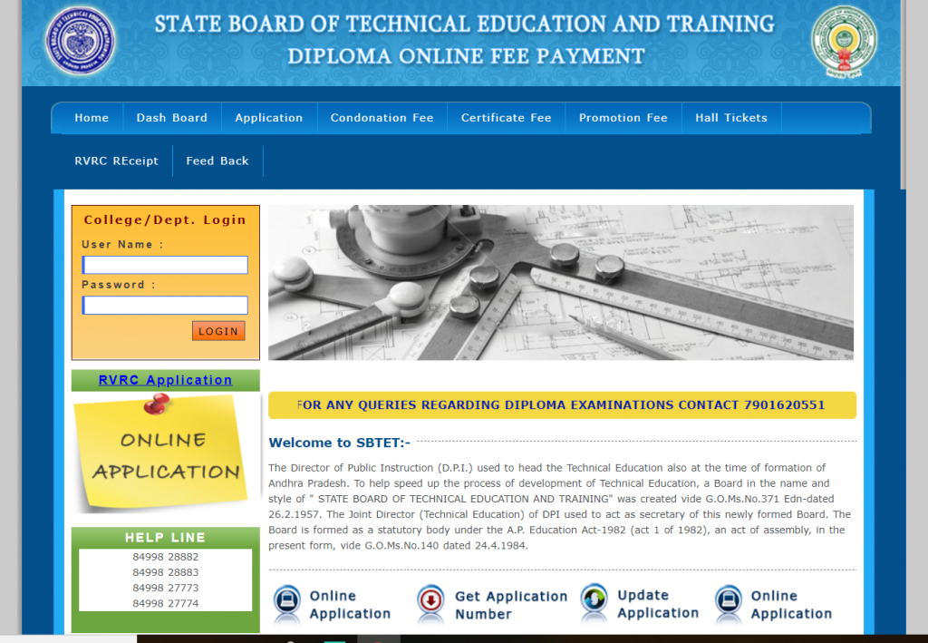 How to Pay AP SBTET Diploma Exam Fee Through Online 2021