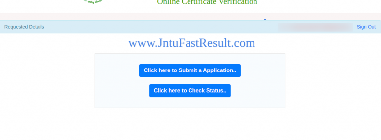 JNTUK Online Certificate & Genuinity Verification 2020