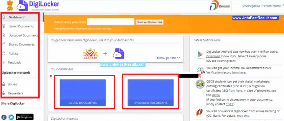 How To Create DigiLocker Account Procedure