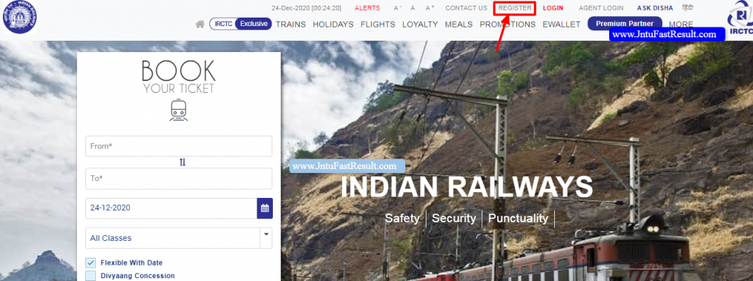 How To Register & login To IRCTC - Booking Train Tickets using IRCTC