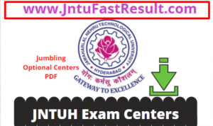 JNTUH B.Tech/B.Pharm 4-1 Sem Exam Center List & Notification 2022
